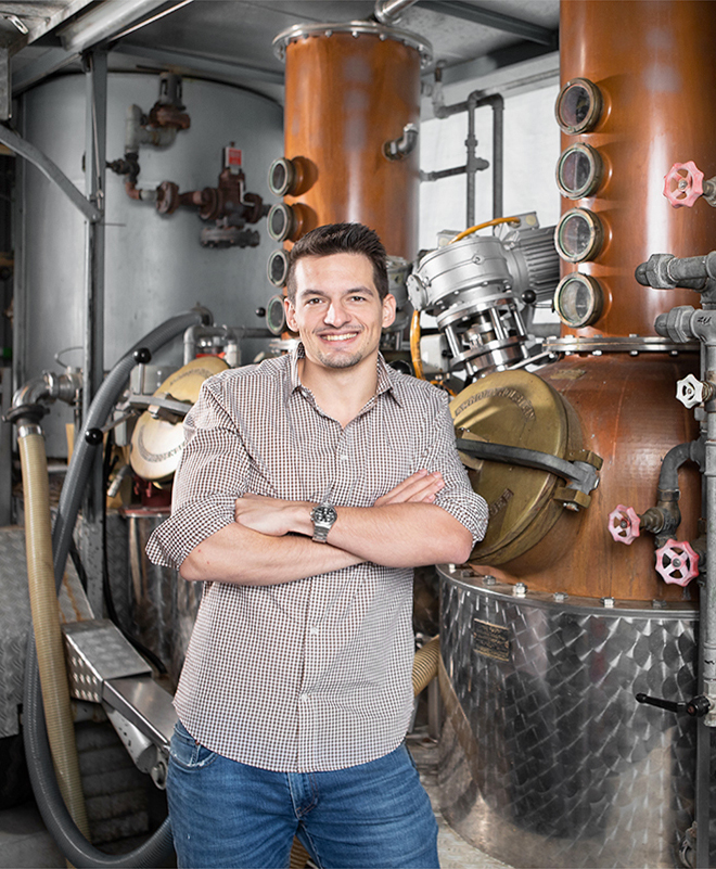 Gründer der Manufaktur - Destillerie Brunner
